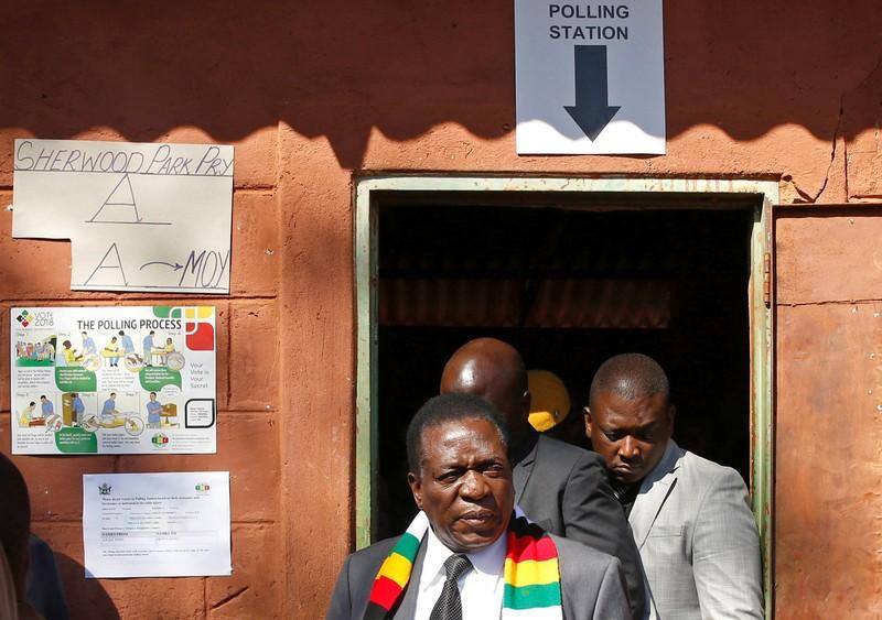 Zimbabwe's Mnangagwa takes strong lead in vote count – Firstpost
