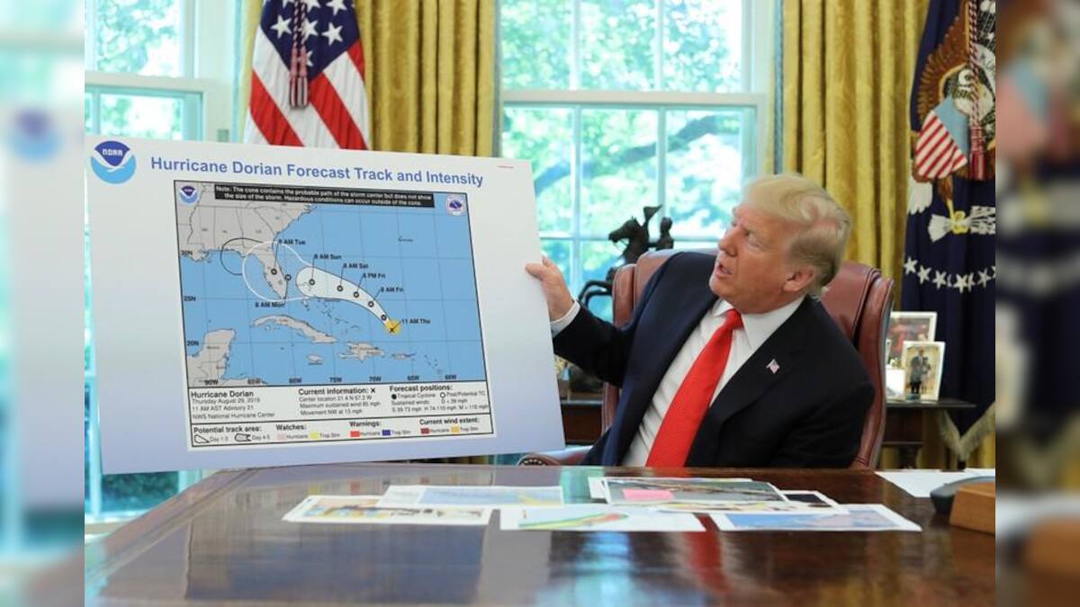 Sharpie-gate? Trump shows apparently altered hurricane map – Firstpost